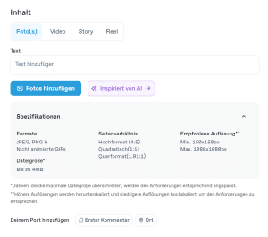Instagram-Beiträge planen & veröffentlichen: Alle Optionen